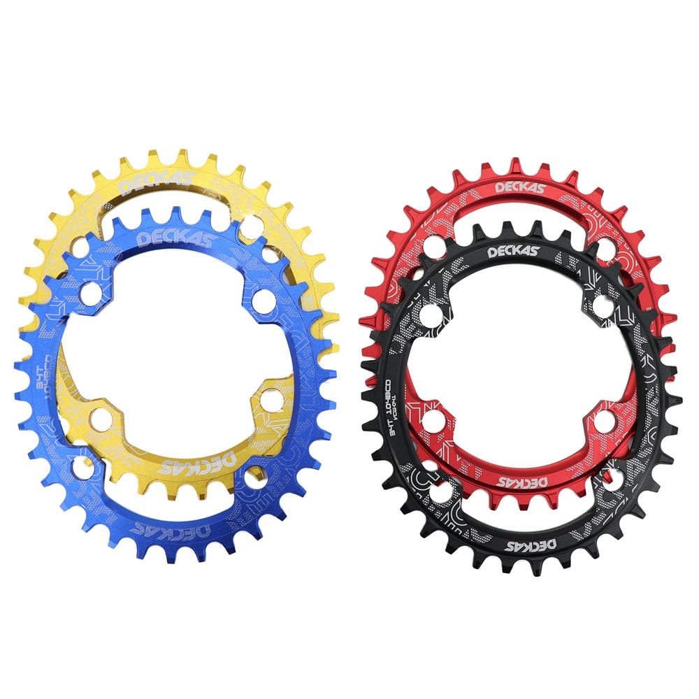 Deckas 104BCD Chainring Oval For MTB Bike 32 34 36 42 48 50 52T Deckas 104BCD Chainring Oval For MTB Bike 32 34 36 42 48 50 52T